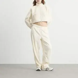 SKIMS Teddy Funnel Neck Cropped Jacket