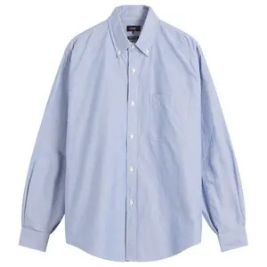 BEAMS Heavy Oxford Button Down Shirt - Blue