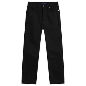 Stone Island Bull Denim-tc Straight Jeans - Black