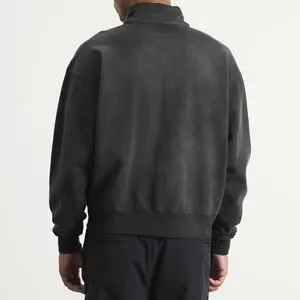 BEAMS Fade Souvenir Half Zip Sweatshirt
