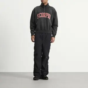 BEAMS Fade Souvenir Half Zip Sweatshirt