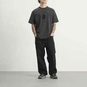 A BATHING APE Colour Stone College T-shirt - Black