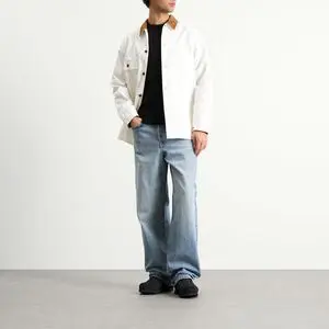 BEAMS Waffle Crew Neck Sweatshirt