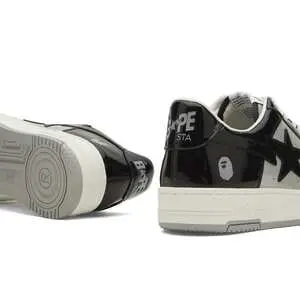 A BATHING APE Patent Leather Sta #4 M2