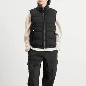 Stone Island Seamless Tunnel Nylon Down-tc Vest - Black