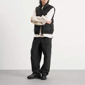 Stone Island Seamless Tunnel Nylon Down-tc Vest - Black