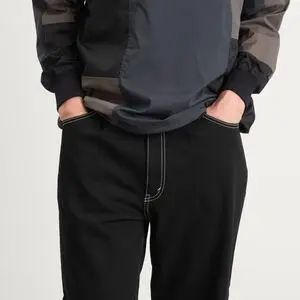 BEAMS Wide Tapered Denim Jeans