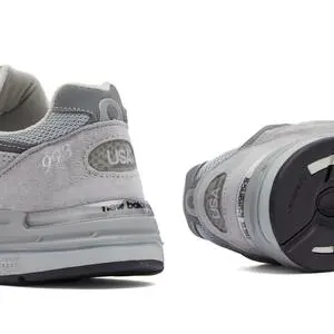 NEW BALANCE M993gl Made In Usa Suede And Mesh Sneakers - Grey
