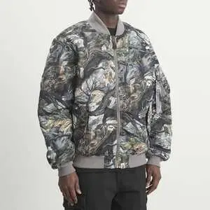 A BATHING APE Tree Edge Camo Bomber Jacket