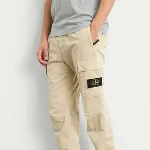 Stone Island Sateen Cargo Jogger Pants