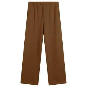 SKIMS Cotton Fleece Classic Straight Leg Pant - Bison