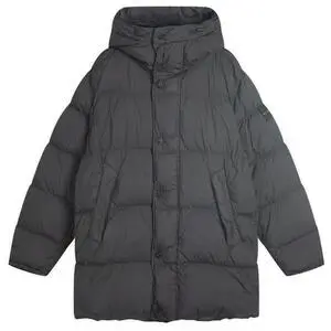 Stone Island Crinkle Reps Nylon Down Parka - Black