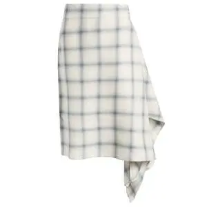Coperni Zero Waste Long Skirt - Blue Check