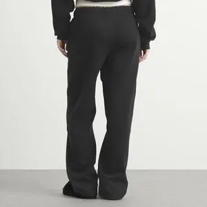 SKIMS Cotton Fleece Classic Straight Leg Pant - Onyx
