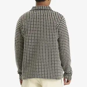 JIL SANDER Wool Check Zip Through