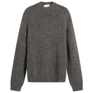 JIL SANDER Alpaca Crew Knit - Fog