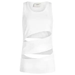 Coperni Spiral Tank Top - White