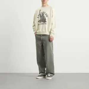 A BATHING APE Destroyed Statue Of Liberty Sweatshirt