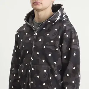 A BATHING APE Abc Dot Shark Zip Hoodie