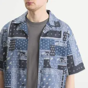 Dickies Glandorf Bandana Print Shirt - Dark Navy