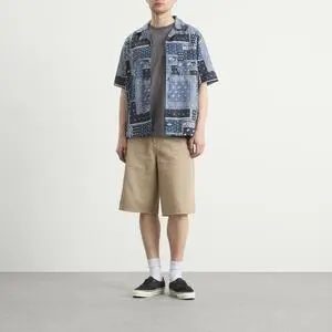 Dickies Glandorf Bandana Print Shirt - Dark Navy