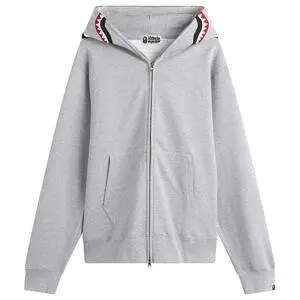 A BATHING APE Shark Zip Hoodie - Gray