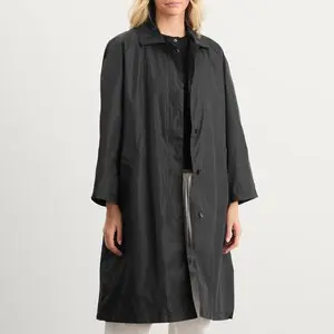 NOTHING WRITTEN Urban Nylon Trench Coat