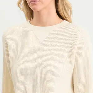 NOTHING WRITTEN Waffle Knit Pullover