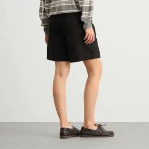 NOTHING WRITTEN Pale Linen Shorts