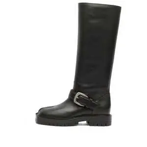 MAISON MARGIELA Tabi County Knee High Boots - Black