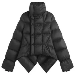 Rick Owens Naska Duvet High Neck Padded Jacket - Black