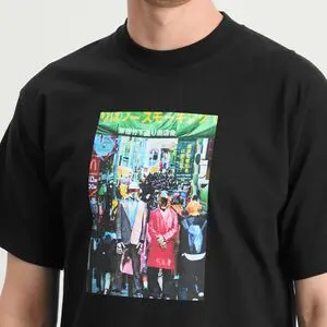 PLEASURES Harajuku T-shirt - Black