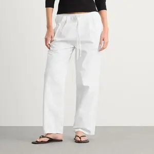 NOTHING WRITTEN Lazy Cotton Drawstring Pants