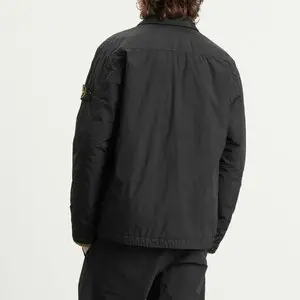 Stone Island Crinkle Reps Shirt Jacket - Black