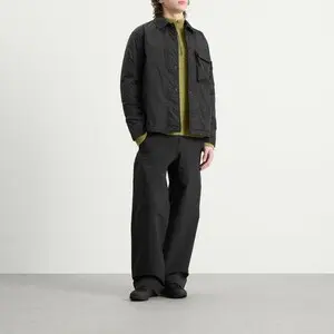 Stone Island Crinkle Reps Shirt Jacket - Black
