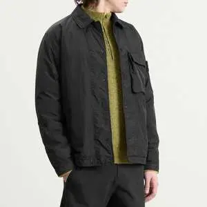 Stone Island Crinkle Reps Shirt Jacket In | Size: | Nylon/resin | End Clothing