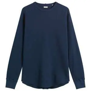Nanamica Crew Neck Thermal Sweatshirt - Navy