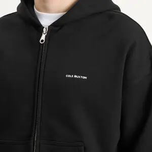 COLE BUXTON Vintage Mini Logo Zip Hoodie