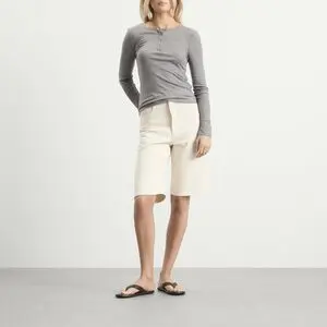Auralee Denim Wide Shorts
