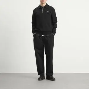 Fred Perry Half Zip Collared Sweatshirt