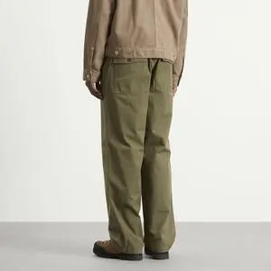 Norse Projects Kvitfjell Relaxed Cotton Twill Pants - Olive Night