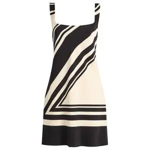 SIR. Pietra Scoop Mini Dress - Black