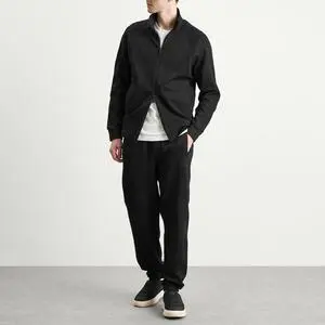 Moncler Cotton Fleece Sweatpants - Black