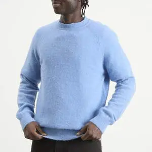 Norse Projects Skogafoss Baby Alpaca Jumper - Bel Air Blue