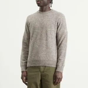Norse Projects Skogafoss Baby Alpaca Jumper - Walnut