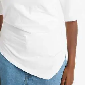 RÓHE Re-invented Twisted T-shirt - Optic White