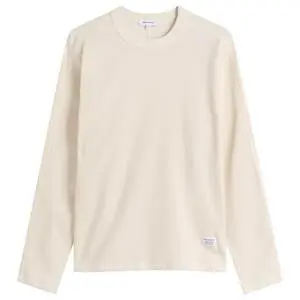 Norse Projects Stevns Military Rib Long Sleeve T-shirt - Ecru