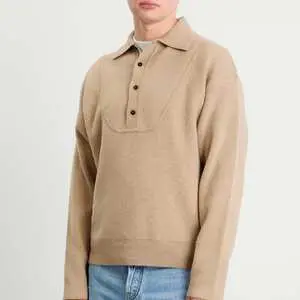Jacquemus Wool Cashmere Knitted Polo