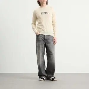 MAISON MARGIELA Distressed Logo Jumper