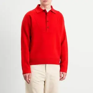 Jacquemus Wool Cashmere Knitted Polo